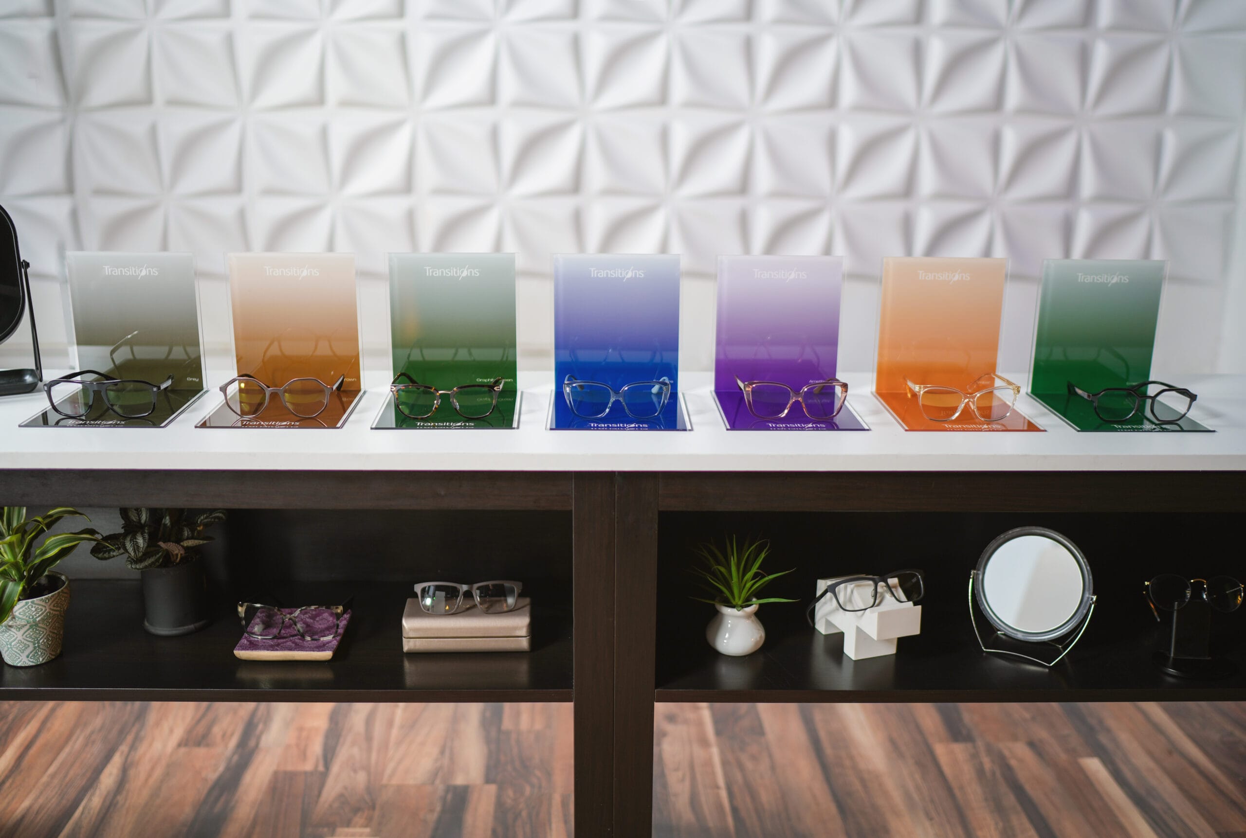 Transitions Optical Counter Displays - Frank Mayer